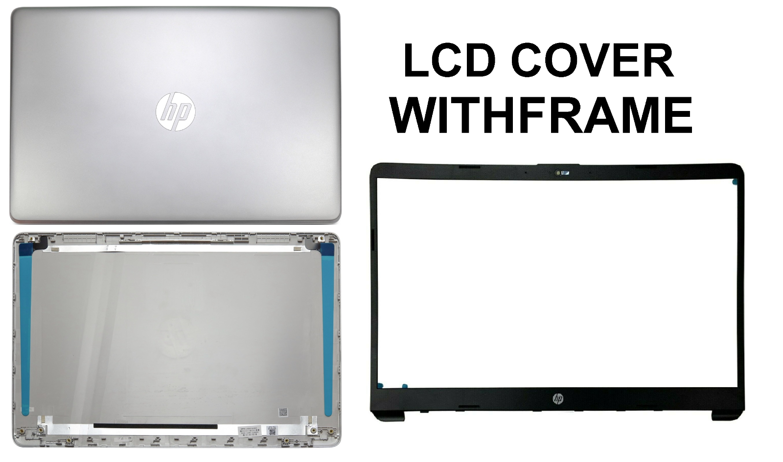 Replacement HP 250 G8, 255 G8 LCD Screen Rear Top Lid Housing Back ...