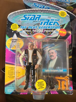 NIB Star Trek TNG "Captain Montgomery Scott" Playmate Action Figure ...