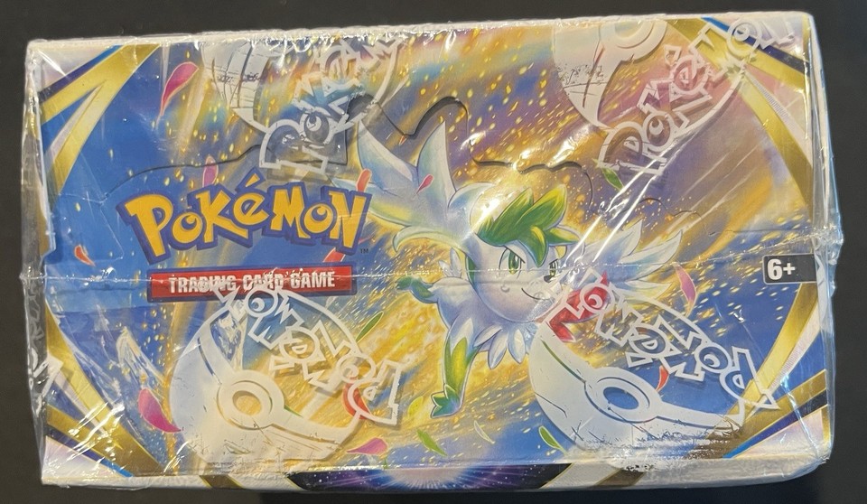 Factory Sealed Brilliant Stars Booster Box Pokemon SWSH + Acrylic Case ...