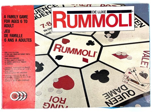Rummoli Game Deluxe Canada Games 1985 Unused Play Sheet Unpunched Chips ...