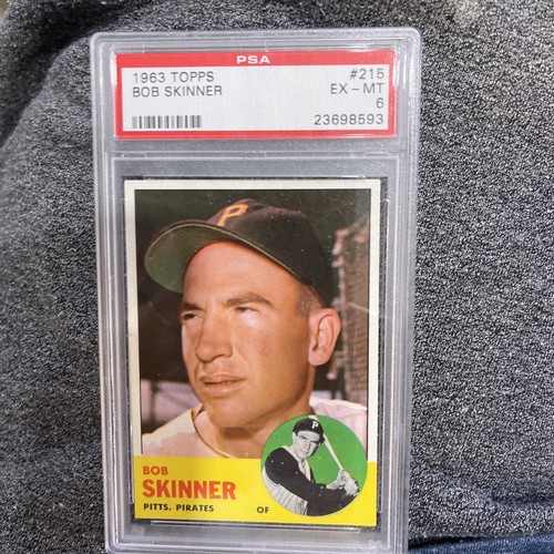 1963 Topps Bob Skinner PSA 6 Pirates #215 | eBay