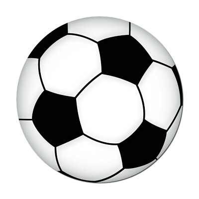 Aufkleber 15cm Sticker Ball Fußball Fan Fußballaufkleber Fußballsticker ...
