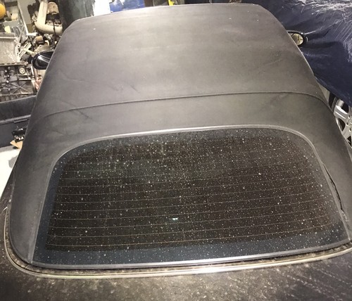 Mercedes Benz W209 Cabrio Verdeck Stoffverdeck Dach SCHWARZ A ...