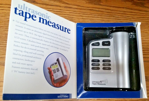 Perfect Solutions Ultrasonic 50 ft Tape Measure Brand New | eBay
