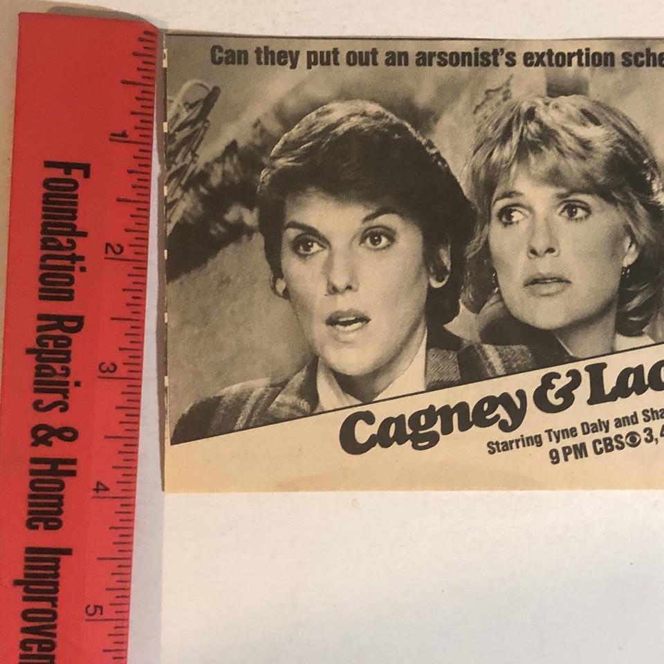 Cagney And Lacey TV Guide Print Ad Sharon Gless Tyne Daly TPA6 | eBay