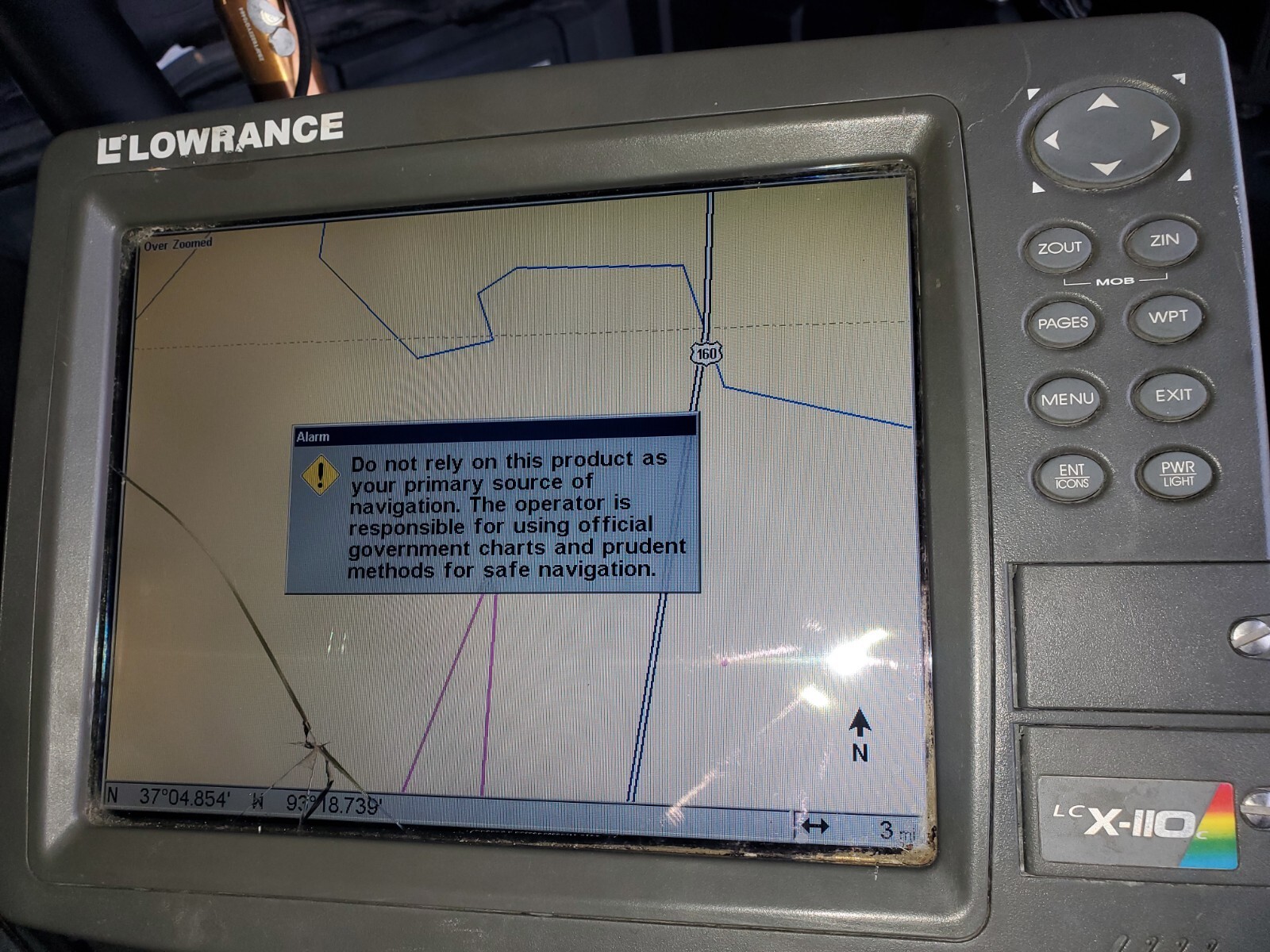 Lowrance Lcx-111c Hd,Lcx-110c With Single Power Wire And Single ...