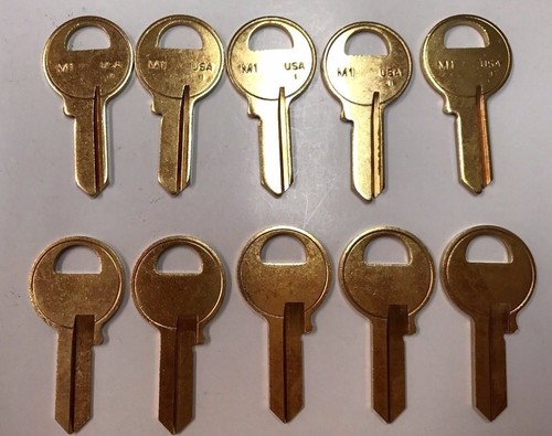 Key Blanks for Locksmith / 10 Master M 1 Key Blanks / Made by Ilco | eBay