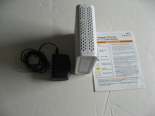 Arris Surfboard SB8200 DOCSIS 3.1 Cable Modem 10 Gbps White Xfinity Cox ...