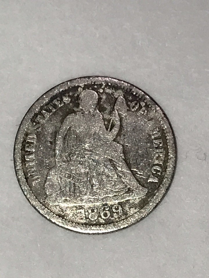 1869 P Seated Dime - You Grade It (#Rt88) | eBay