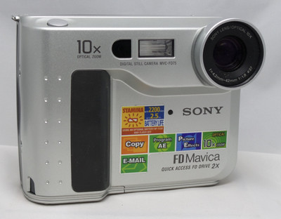 Sony Mavica 0.3 MP Floppy Disk Digital Floppy Disk Camera (MVC-FD75 ...