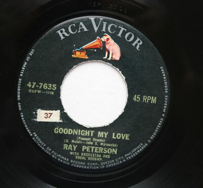 RAY PETERSON Teen Pop Import 45rpm Goodnight My Love b/w Till Then HEAR ...