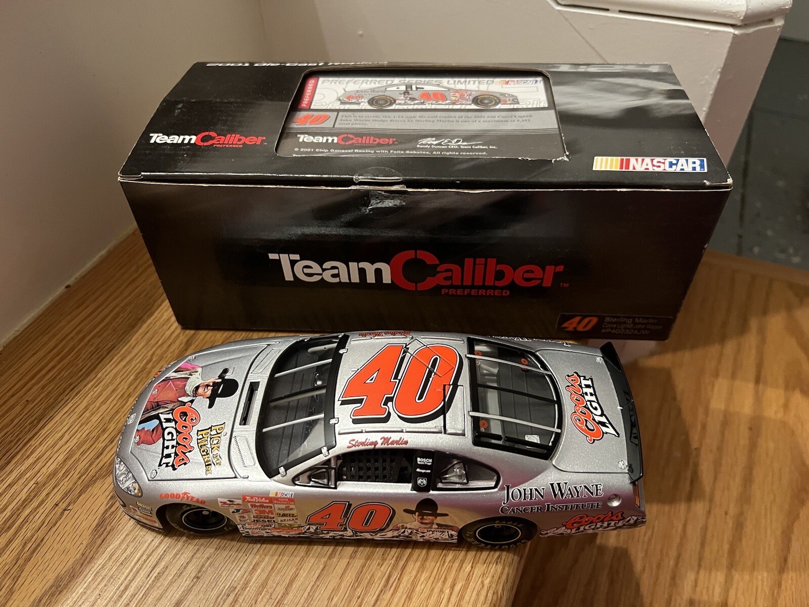 '99 NASCAR Team Caliber #40 Sterling Marlin Team SABCO John Wayne 1:24 ...