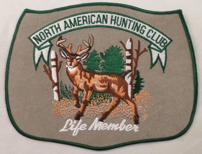 North American Hunting Club Life Member Large Advertising Uniform Patch ...