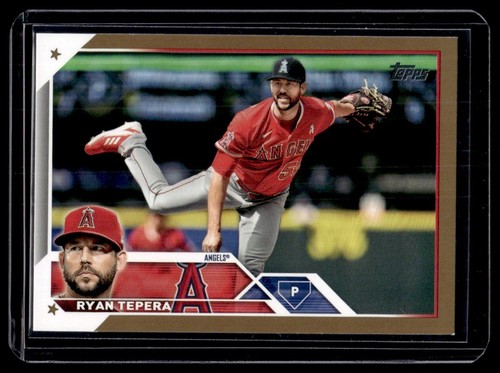 2023 Topps Gold Border Ryan Tepera Los Angeles Angels #375 | eBay