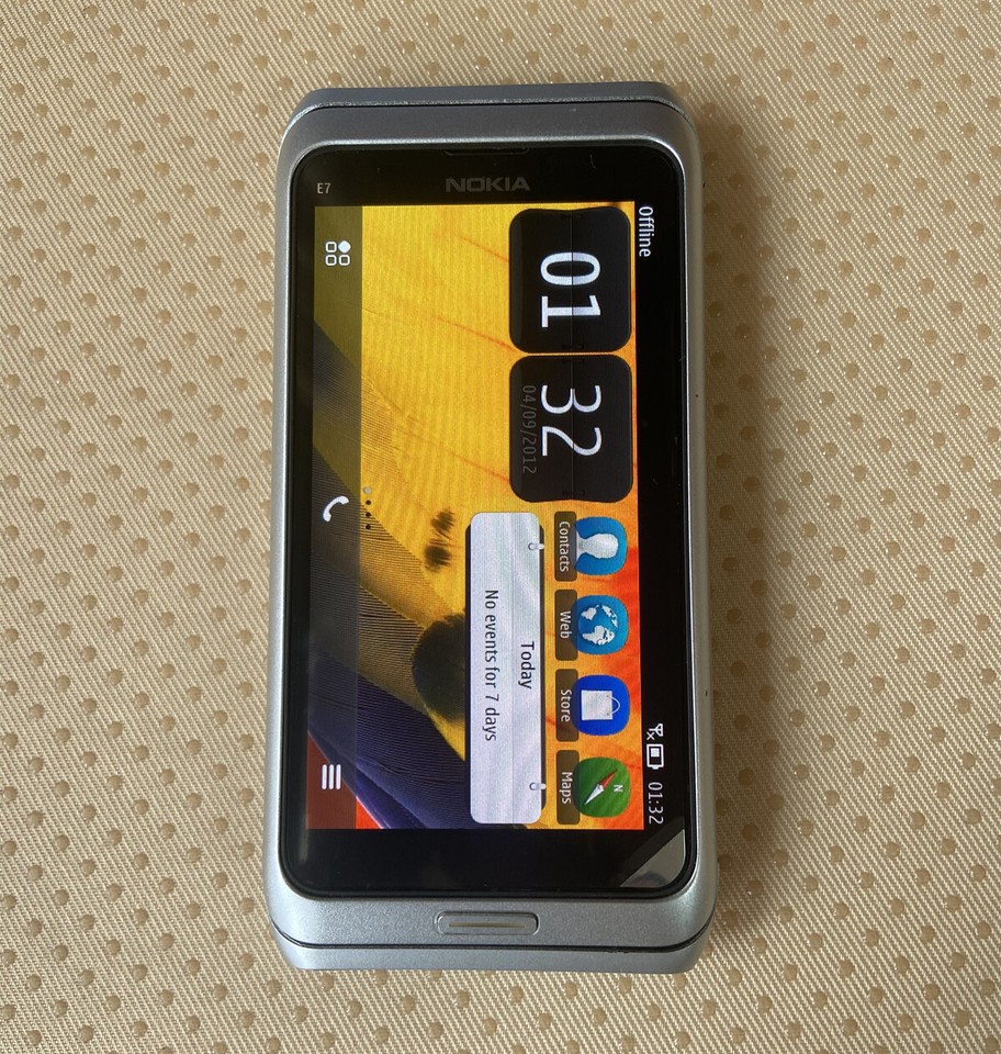 Unlocked Nokia E7 E7-00 Touch Screen Slide Keyboard 16GB 3G Wifi ...