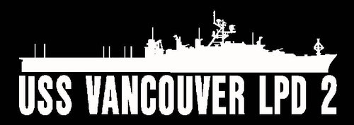 USS VANCOUVER LPD 2 Silhouette Decal U S Navy USN Military | eBay