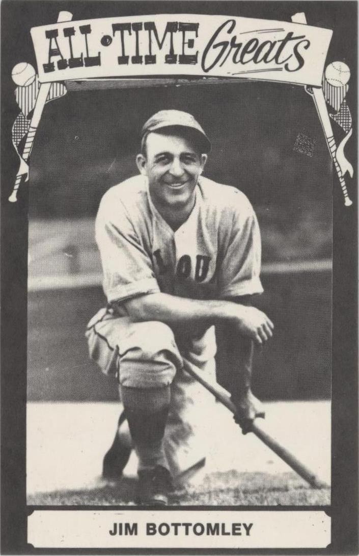 1973-79 TCMA All-Time Greats - Jim Bottomley Postcard Back for sale ...
