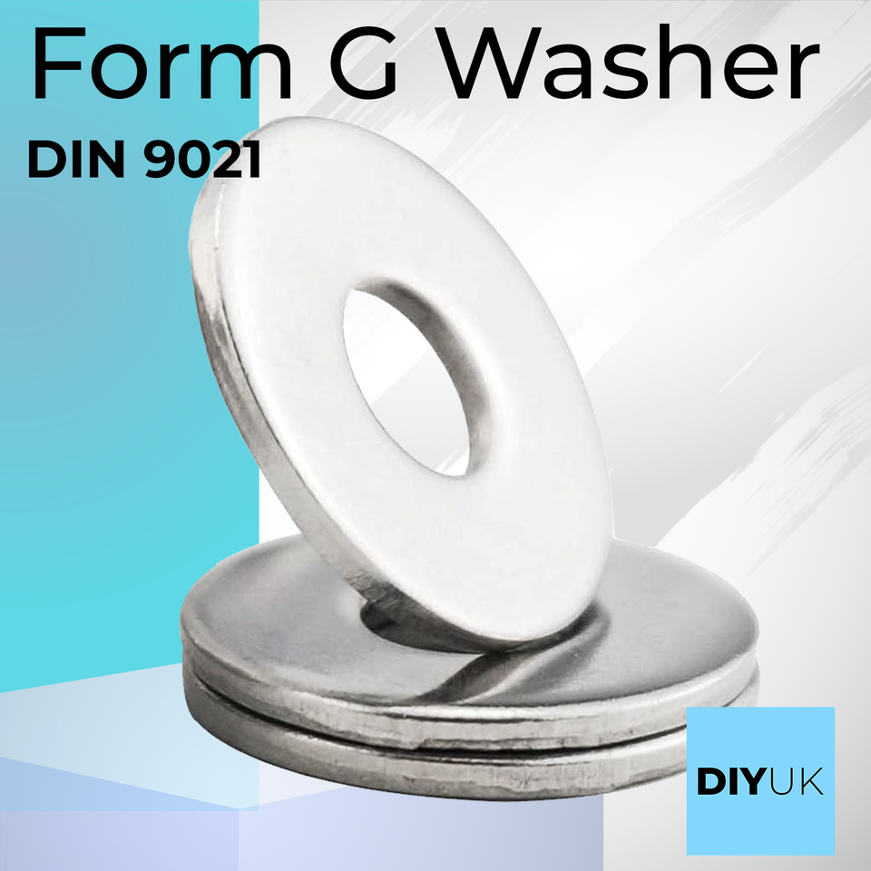 Penny Washers | Large Extra Wide Flat Repair Washers Form G | Steel ...