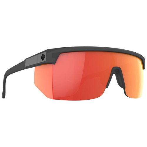 SPY Optic SUPER FLYNN Sunglasses ANSI Matte Black Happy Orange Mirror ...