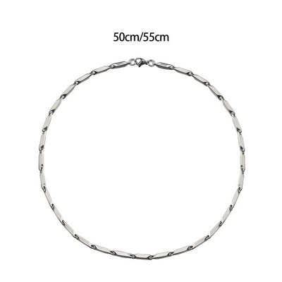 Chain Necklace Choker Necklace Titanium Steel Simple Jewelry ...