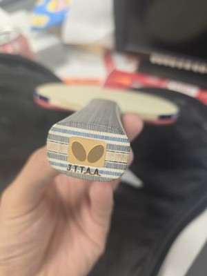 Butterfly Golden Viscaria FL Table Tennis Blade 92g | eBay