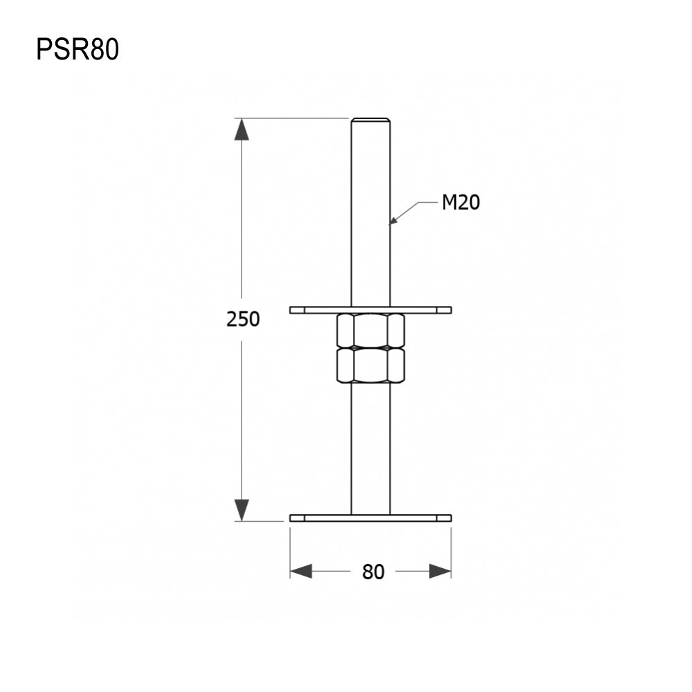 Heavy Duty Galvanised Adjustable Post Support – 80mm 100mm 130mm | eBay UK