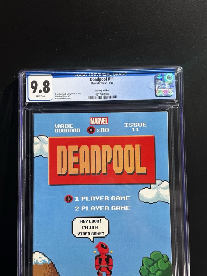 Deadpool #11 CGC 9.8 | Hastings Edition Super Mario Bros Variant Cover ...