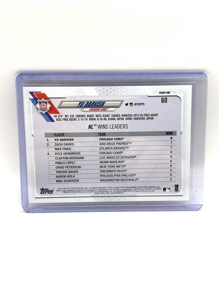 Yu Darvish #60 2021 Topps | eBay