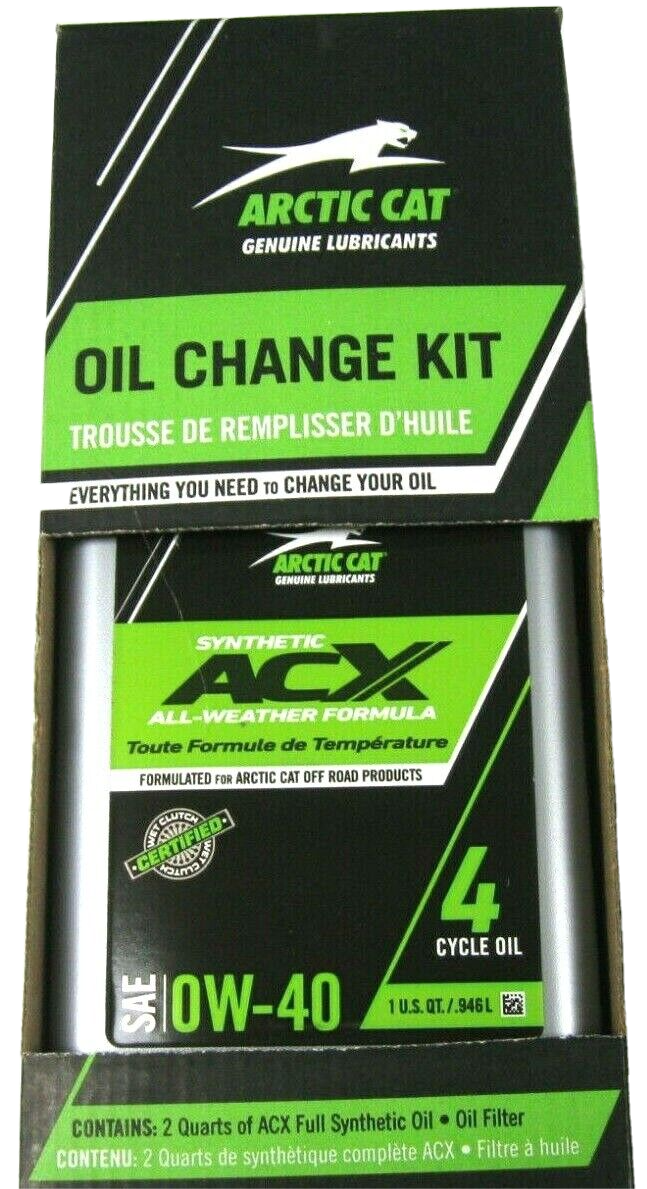 Arctic Cat - 2436-851 - Acx 0W-40 Synthetic Oil Change Kit for sale ...
