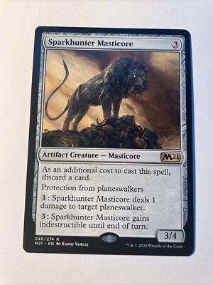 MTG Sparkhunter Masticore Core Set 2021 240/274 Regular Rare | eBay