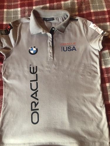 Sail Racing Oracle Team USA BMW Polo Shirt Youth Size Large/ Or Sm For ...