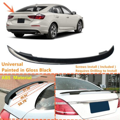 For 2019-2022 Honda Insight Rear Trunk Spoiler Wing Gloss Black 51 ...