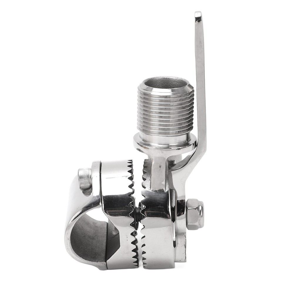 Marine VHF Antenna Mount 316 Stainless Steel Adjustable Ratchet Base ...