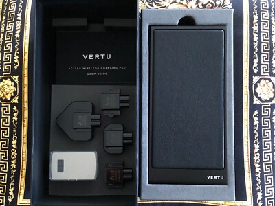 Vertu Wireless Charger V WIRELESS CHARGING PAD AC-35V Calf leather and ...