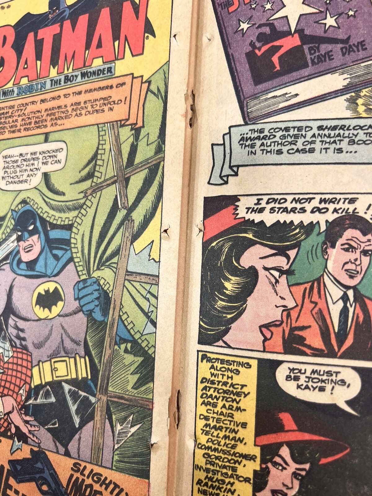 BATMAN #181 first appearance POISON IVY centerfold pinup 1966 key issue ...