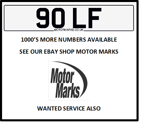 90 LF GOLF CHERISHED NUMBER PLATE VW GOLF TEE GOLFER CLUB 90 LF GOLF ...