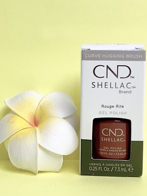 CND Shellac UV Gel Polish - Rouge Rite 0.25oz | eBay