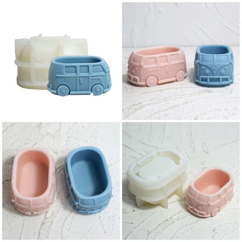 Bus Silicone Molds Crystal Epoxy Resin Mold DIY Crafts Plaster Tool | eBay