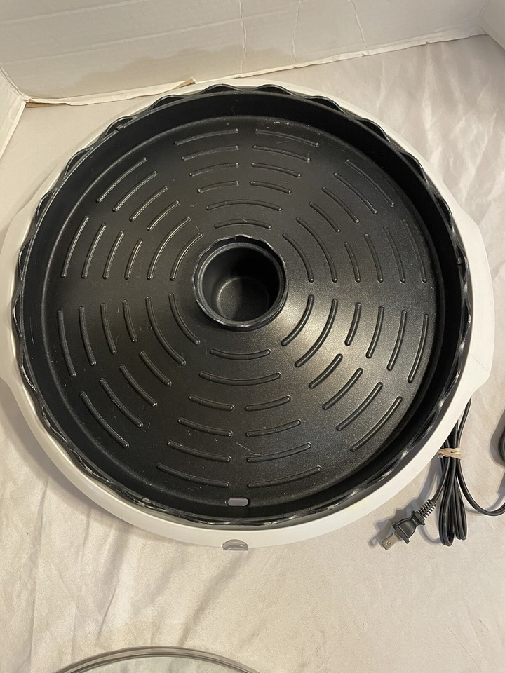 George Foreman Round Grill Party Time Grill GR70WHT Tested/Working | eBay