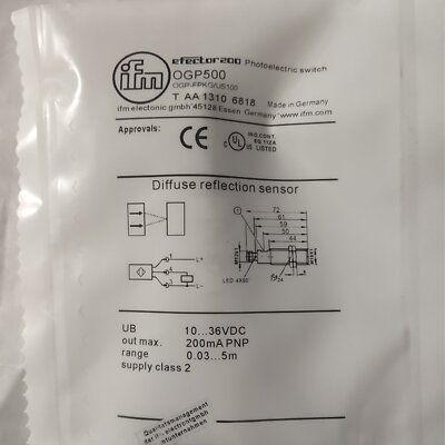 One New IFM OGP500 photoelectric sensor Fast Ship | eBay