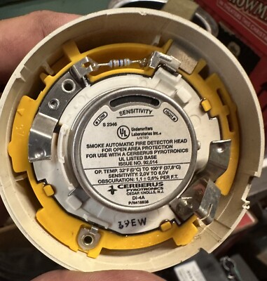 Lot6 Siemens Cerberus Pyrotronics DI-4A DB-4 Ionization Smoke Detectors ...