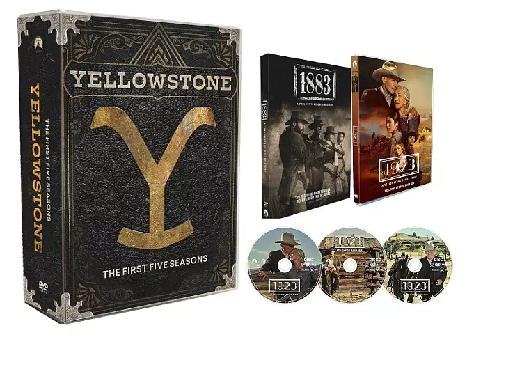 Yellowstone The Complete Series Season 1-5 Part 1&2 + 1883 1923 DVD Set ...