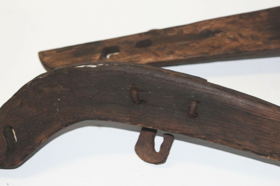 Antque Horse Mule Yoke Harness Collar Hames Primitive Homemade- Alabama ...