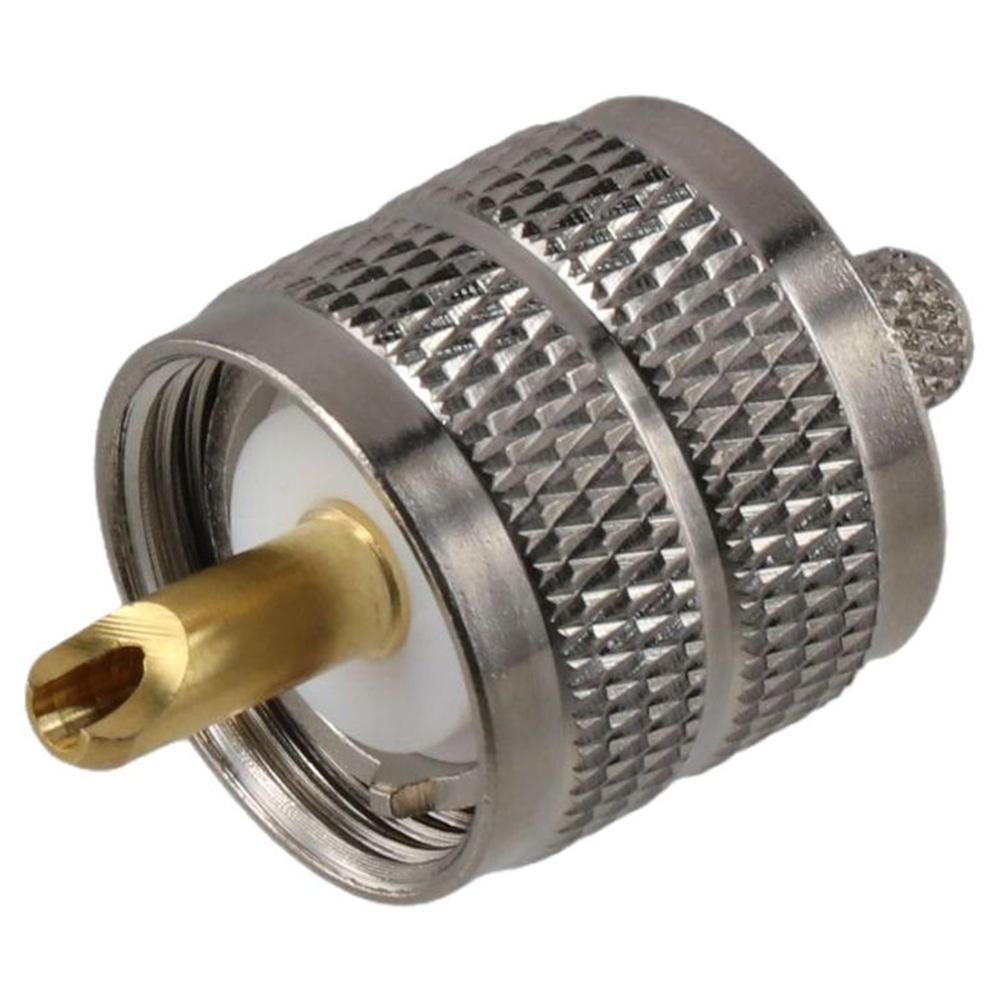 5pcs Silver Coax Connector SYV50-3/RG58 Cable Adapter Copper Shaft ...