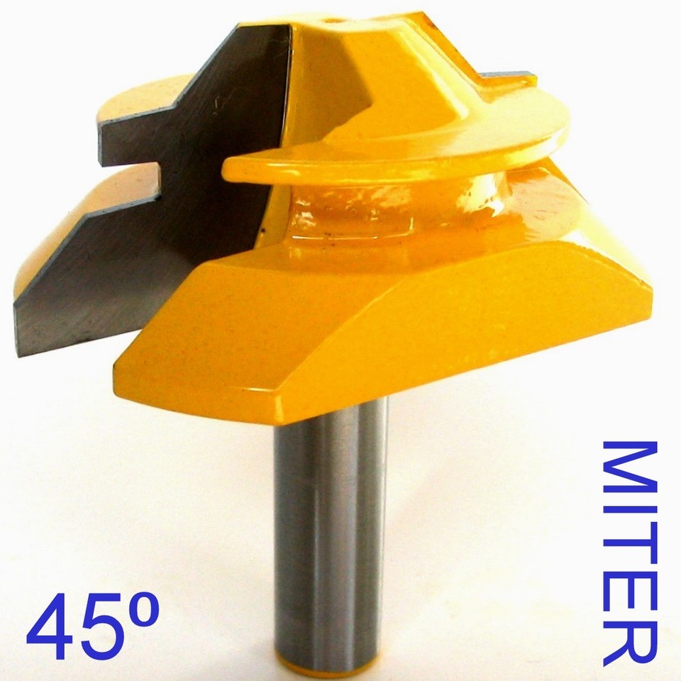 1 pc 1/2" Shank 2-3/4" Dia. 45° Lock Miter Router Bit sct-888 | eBay