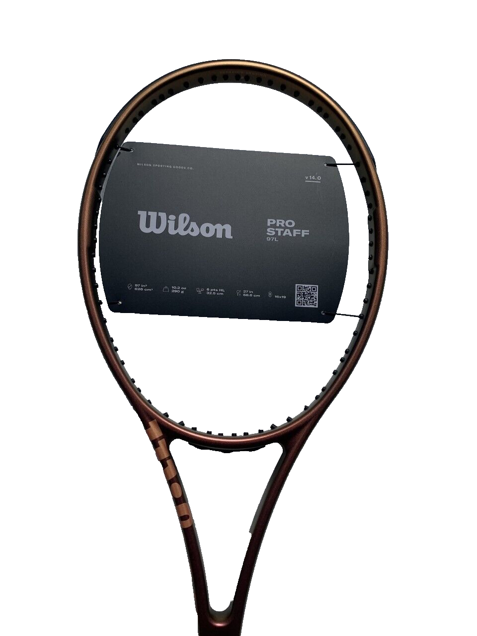 Wilson Pro Staff 97L V14 Unstrung Tennis Racquet, 4 1/4 grip, free ...
