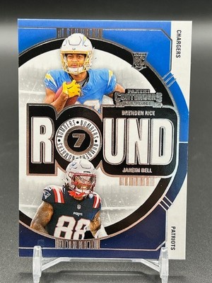 2024 Panini Contenders - Round 7 Numbers Brednen Rice, Jahiem Bell (RC ...