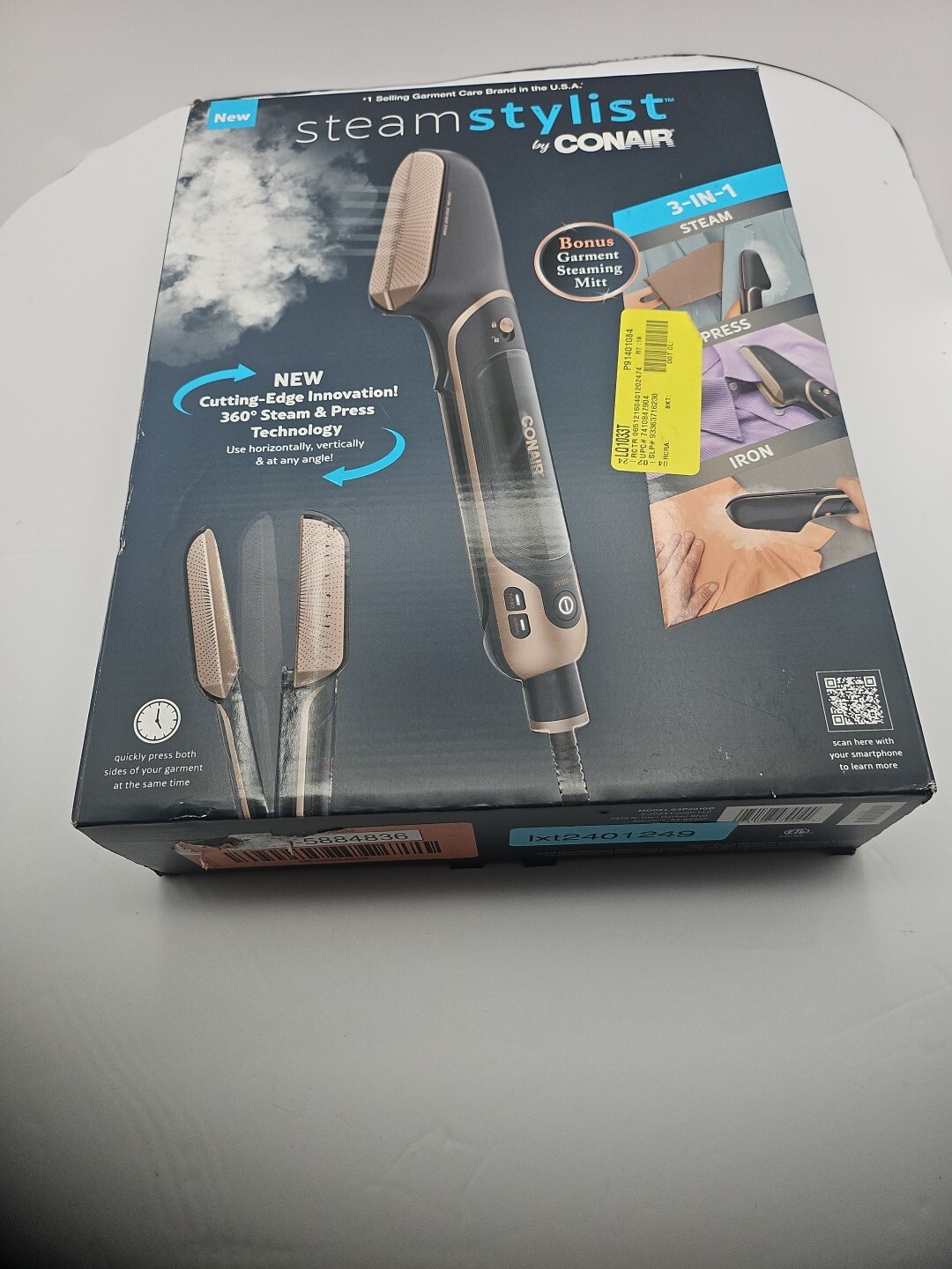 Conair Steam Stylist Iron Steamer 3-in-1 garment Care Innovation to ...