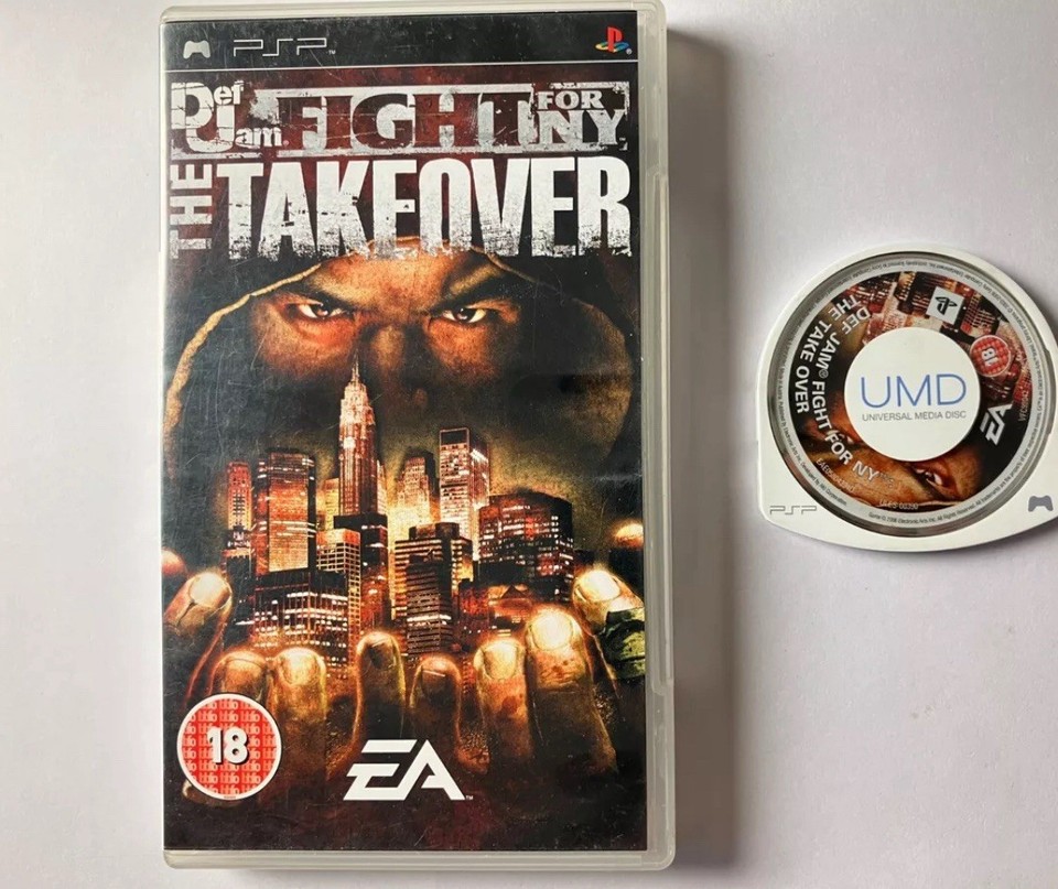 Def Jam Fight For NY The Takeover (Sony PSP, 2006) No Manual | eBay