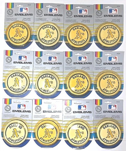1984 Cal Customs California Oakland Athletics A's Vehicle Emblem Lot of ...